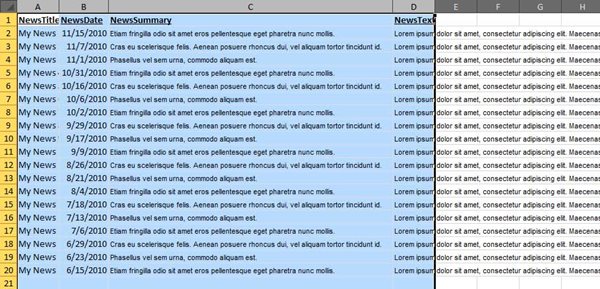 How To Export an Excel 2010 Worksheet to XML | Bit-Wizards How To Export an Excel 2010 Worksheet to XML | Bit-Wizards